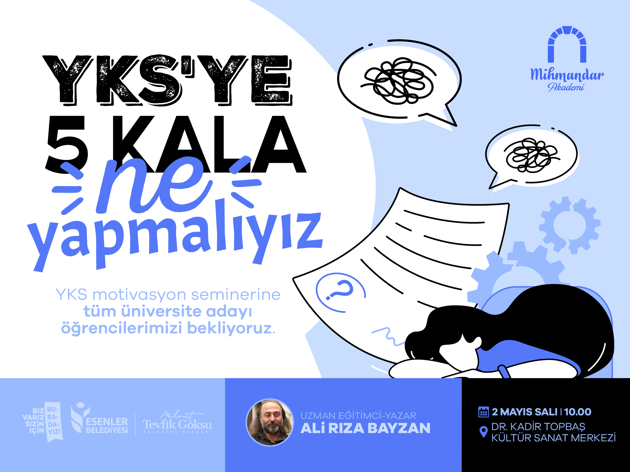 YKS'ye 5 Kala! - Esenler Belediyesi